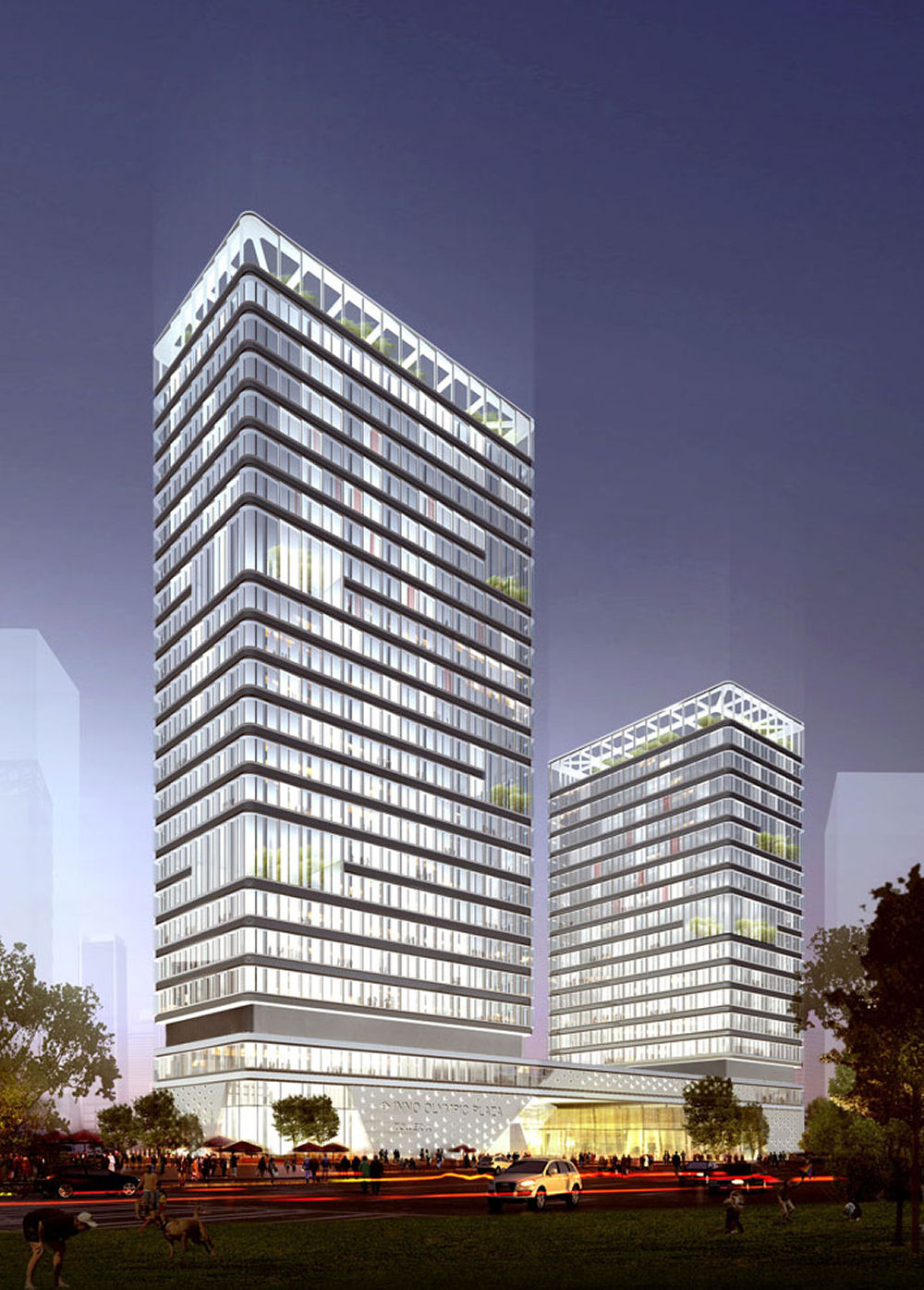 Inno Olympic Plaza by KSP Jürgen Engel Architekten International GmbH