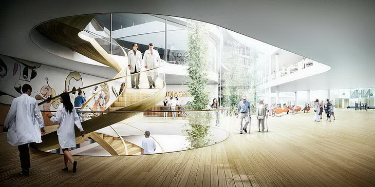 New North Zealand Hospital by C.F. Møller Architects