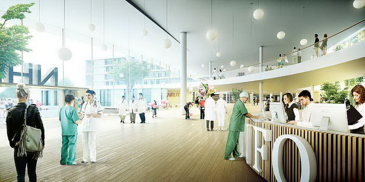 New North Zealand Hospital by C.F. Møller Architects