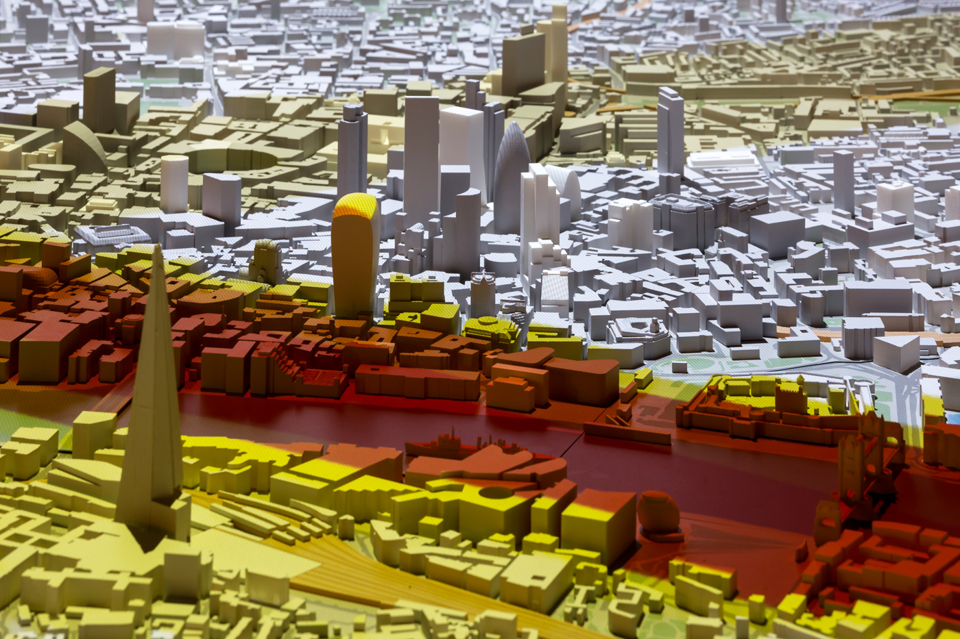 Model of London by New London Architecture (NLA)