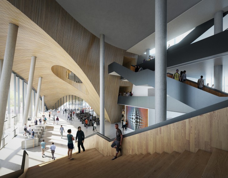 Temple University library by Snøhetta - Archiscene - Your Daily ...