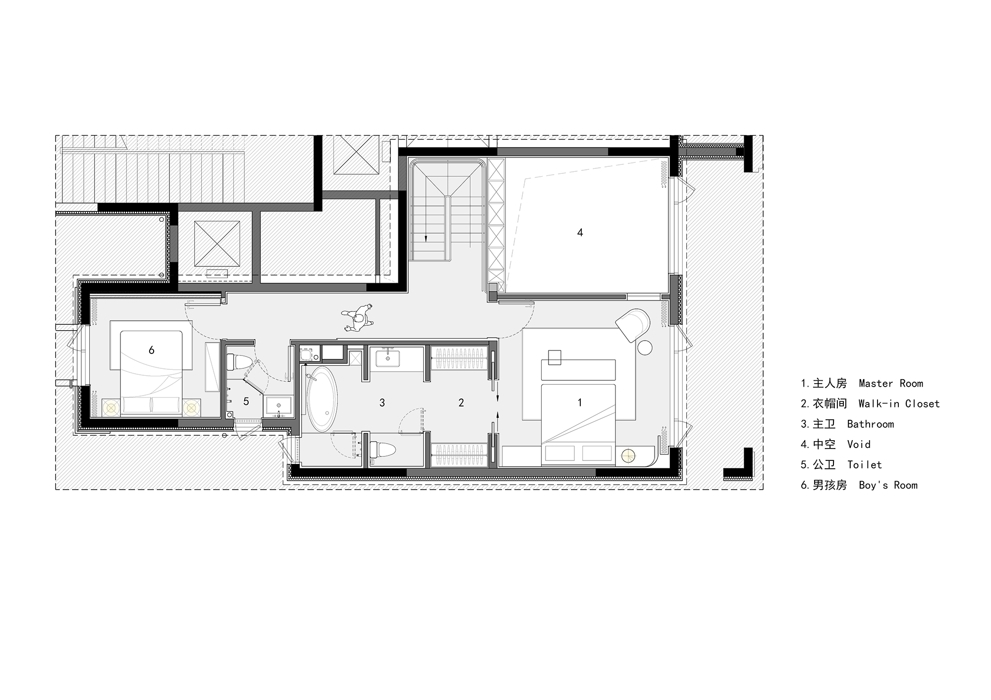 2F plan - Archiscene - Your Daily Architecture & Design Update
