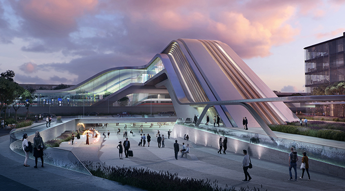 Ülemiste Terminal Competition Winning Project by Zaha Hadid Architects