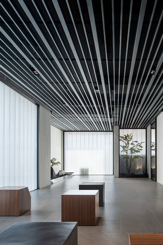 The "Jin " Life Aesthetics Hall by LWM ARCHITECTS + Shanghai Yue Jie