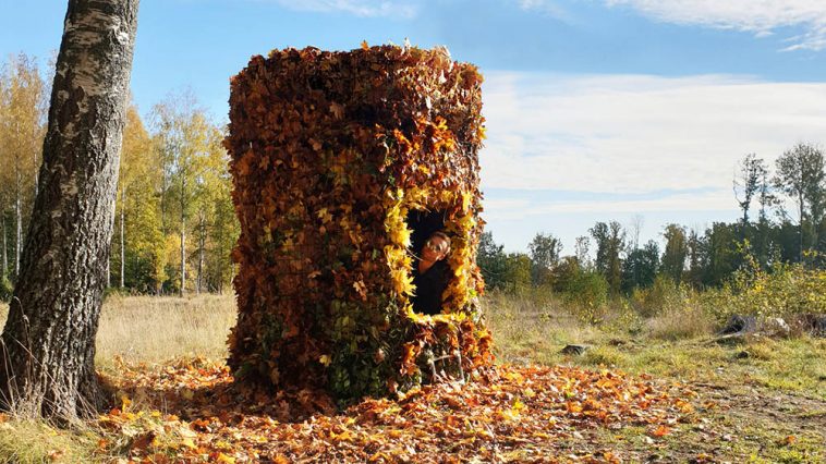 Leaf Hut by Ulf Mejergren Architects