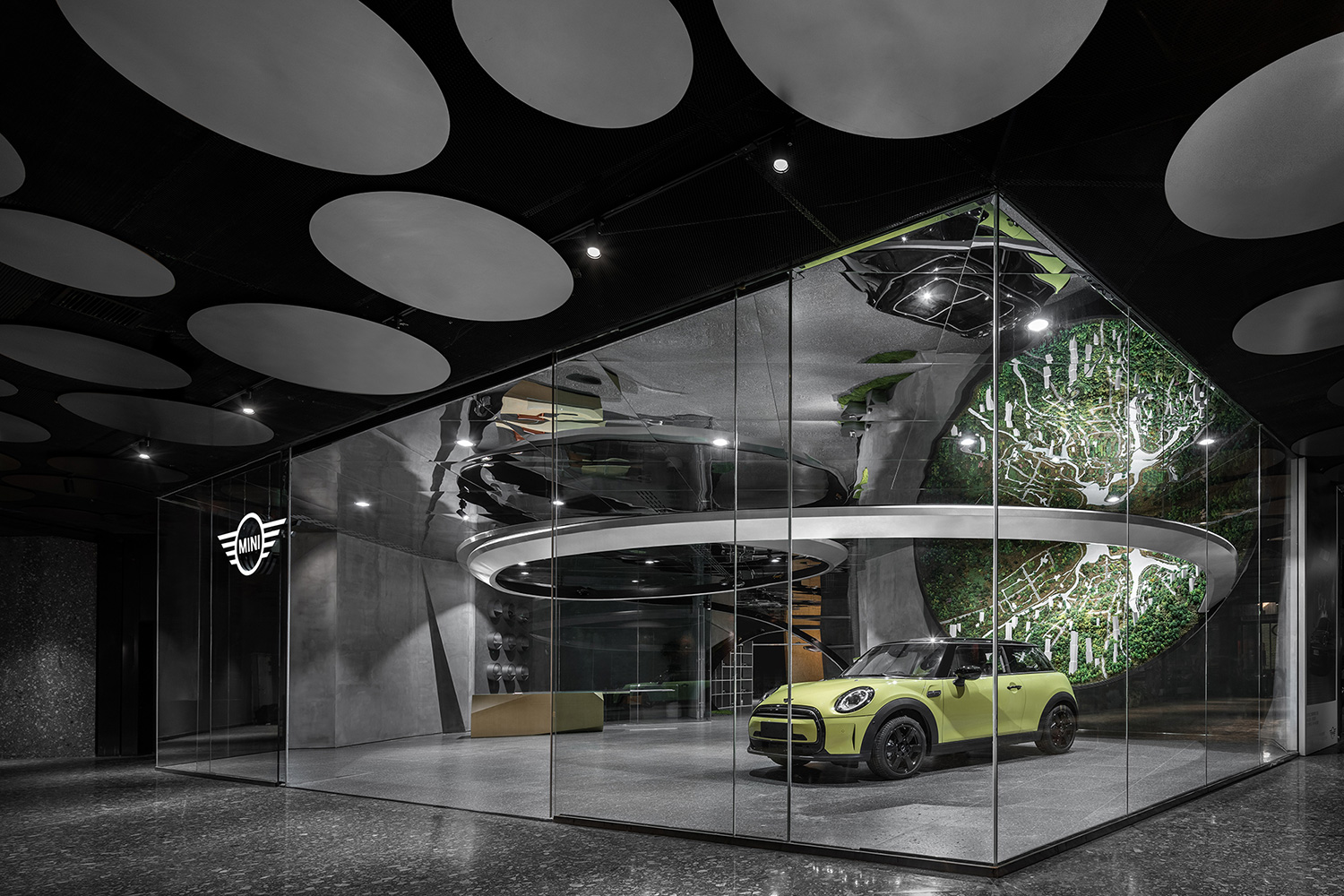 MINI Urban Exhibition Hall in Changsha by ARCIHOPE