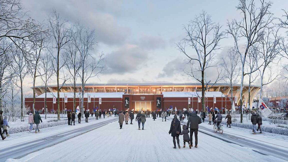 Zaha Hadid Architects, Sweco and Tredje Natur design Aarhus Stadium
