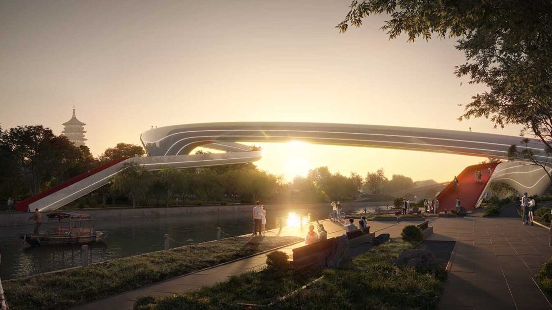 Danjiang Bridge by Zaha Hadid Architects Opens in 2026