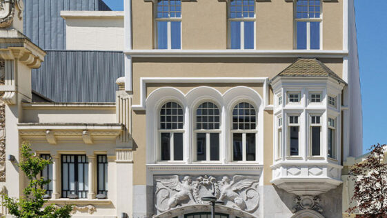 Entrance of British Council building designed by Emulsion