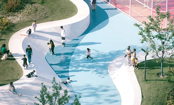 Huachiao Sports Park in Suzhou by SoBA